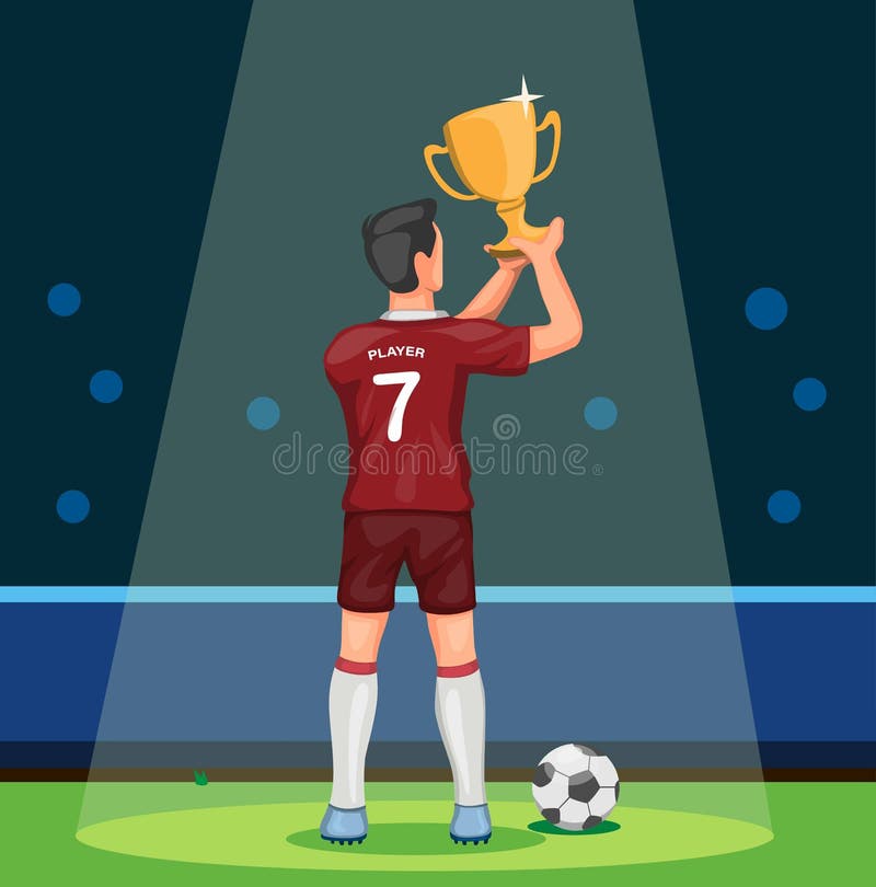 Soccer Celebration stock vector. Illustration of muscular - 15686784