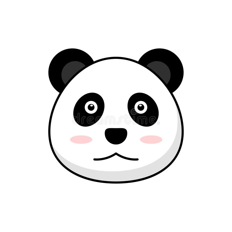 Cute Panda Frame Vector stock vector. Illustration of white - 106698875