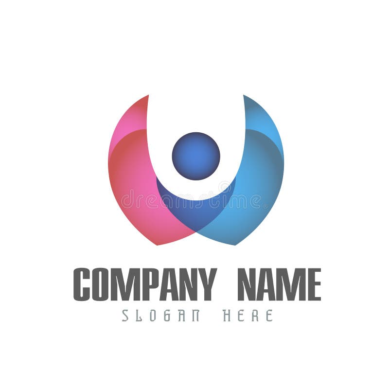 People Union Heart Shape Work Celebrating Happyness Logo/Love Union ...