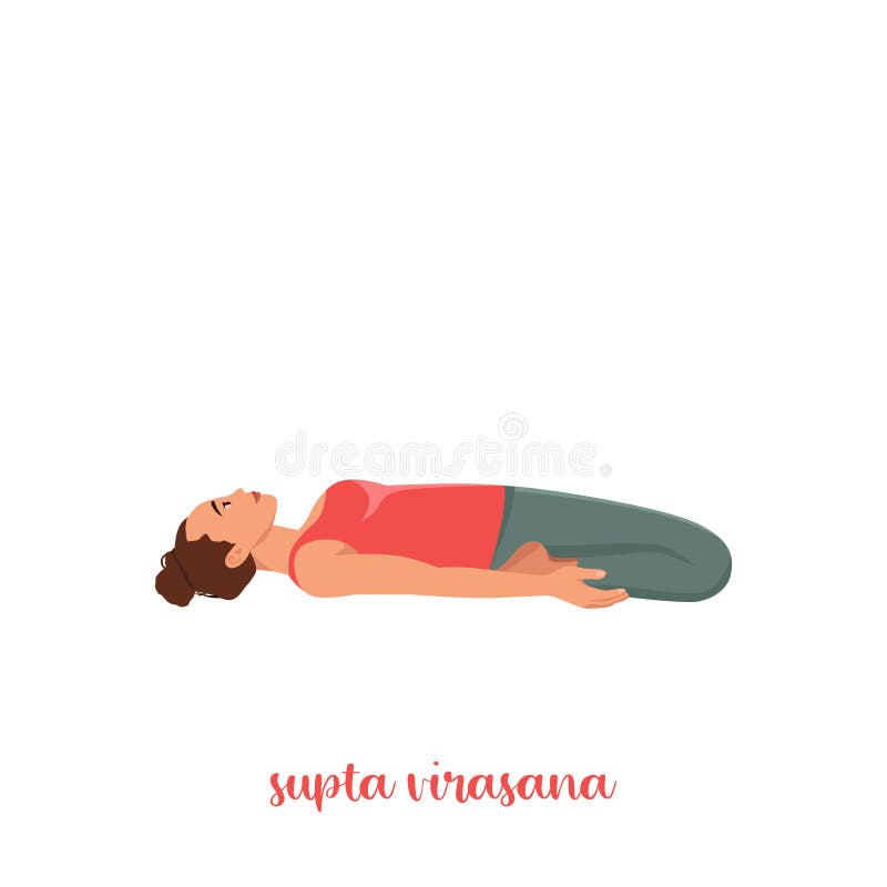 Women Silhouette. Mermaid Yoga Pose. Eka Pada Raja Kapotasana Stock ...