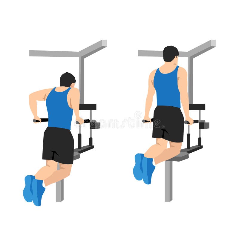 Tricep Dips Stock Illustrations – 52 Tricep Dips Stock Illustrations ...