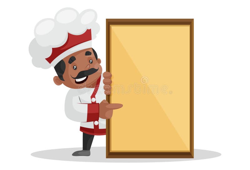 Indian Chef stock illustration. Illustration of eyebrows - 51171255