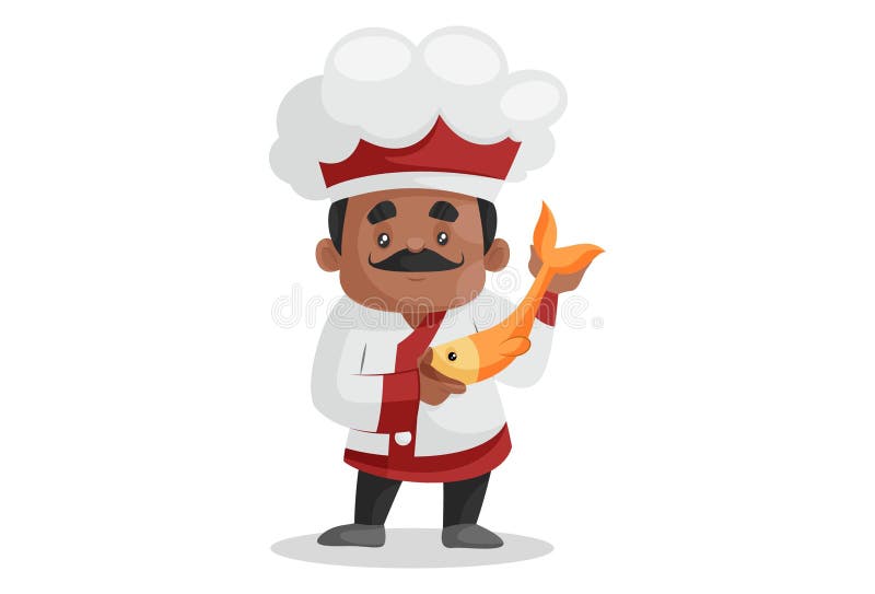Indian Chef stock illustration. Illustration of eyebrows - 51171255