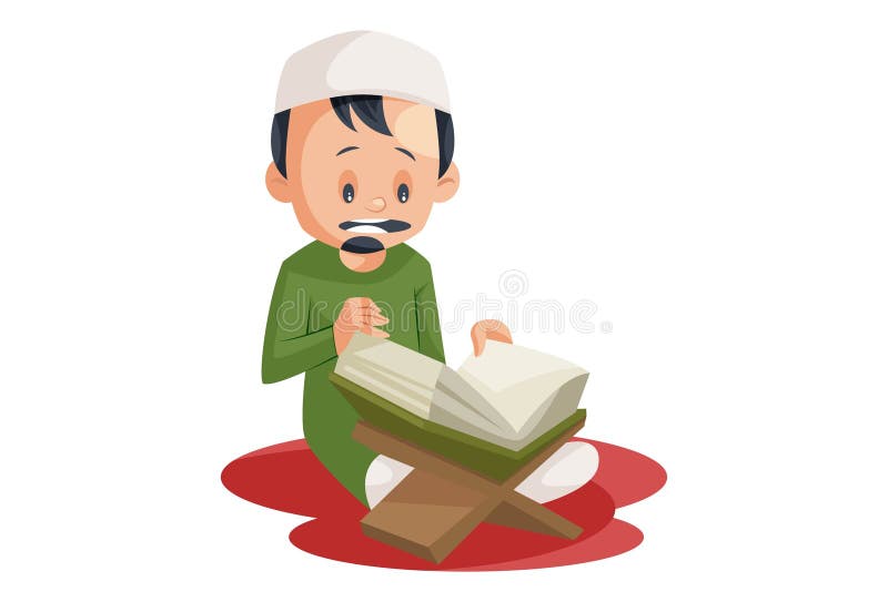 Vector Graphic Illustration of Muslim Boy Stock Vector - Illustration ...