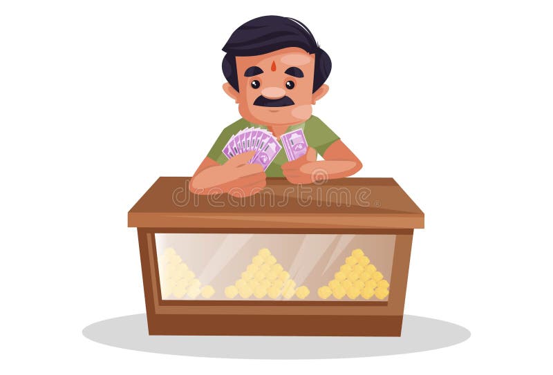 Counting Indian Money Stock Illustrations – 45 Counting Indian Money ...