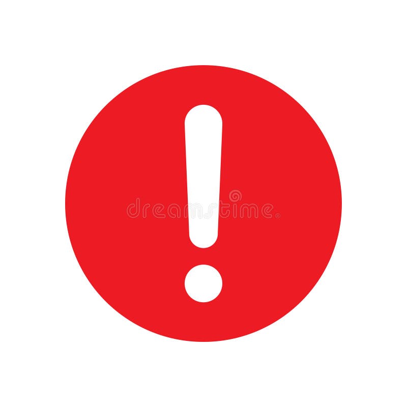Round Exclamation Mark Icon Orange Stock Illustrations – 245 Round ...