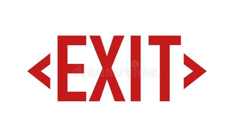 Fire exit 9 signs stock vector. Illustration of arrow - 114008051