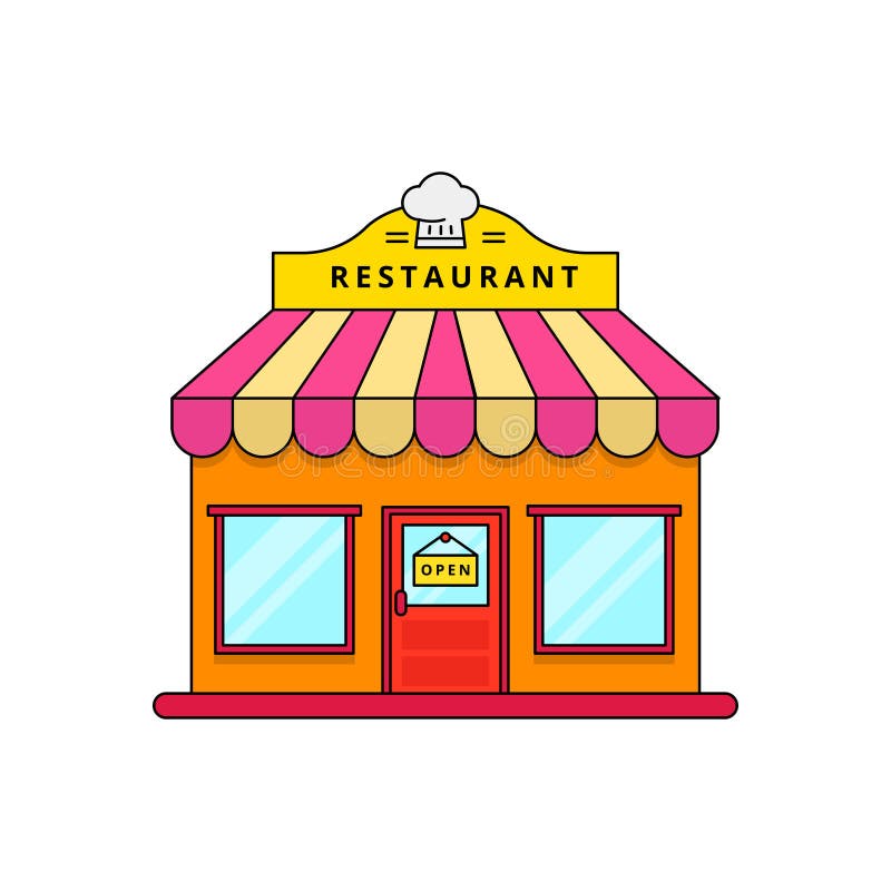Clip Art Restaurant Building