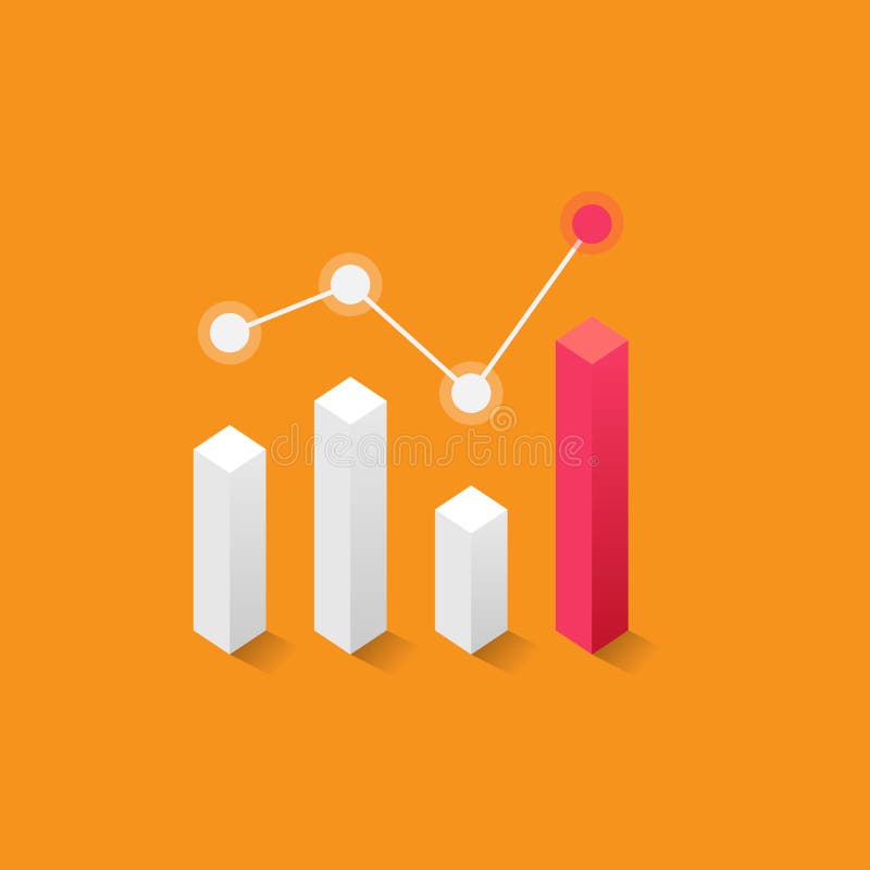 Isometric Analytics Icon Flat 3d Isometric Business Finance Analytics ...