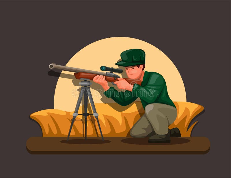 Bushes Hiding Soldier Stock Illustrations – 2 Bushes Hiding Soldier ...