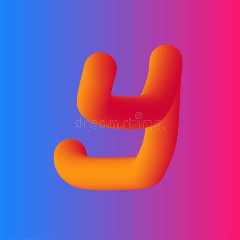 3D Blender Typography. Lettering in Blender Stock Illustration ...