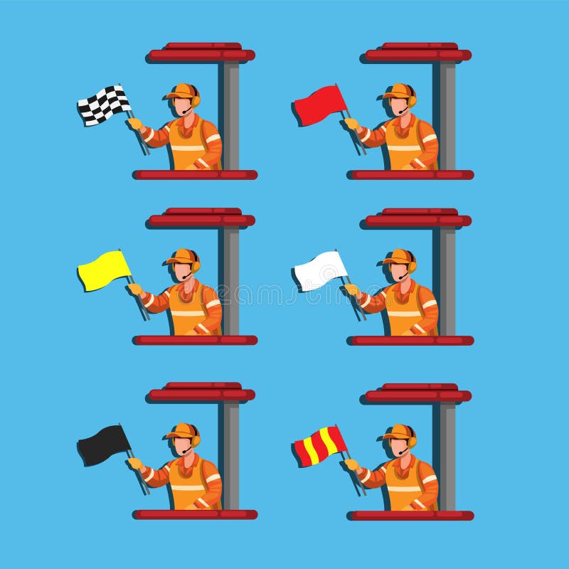 Flagman Sign Stock Illustrations – 54 Flagman Sign Stock Illustrations ...