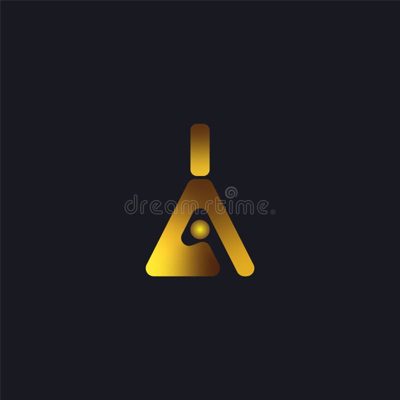 Letter a Bell Logo Design stock vector. Illustration of decoration ...