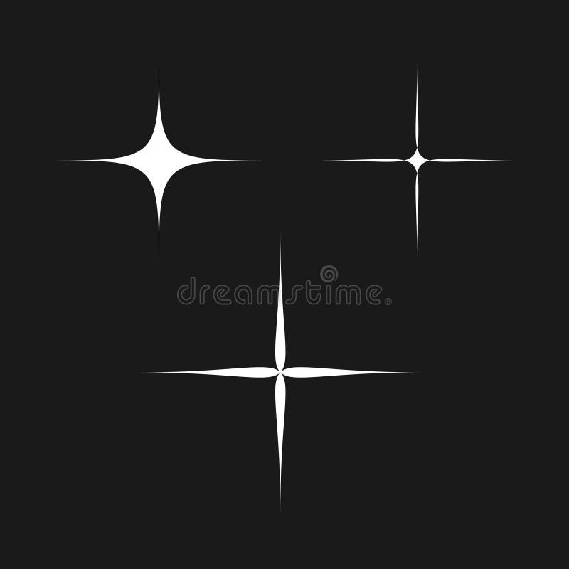 Star Blink Icon Vector Illustration Stock Illustration - Illustration ...