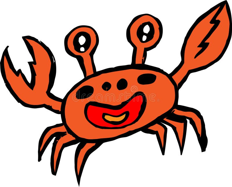 Smile crab stock illustration. Illustration of fish, blowfish - 27686488