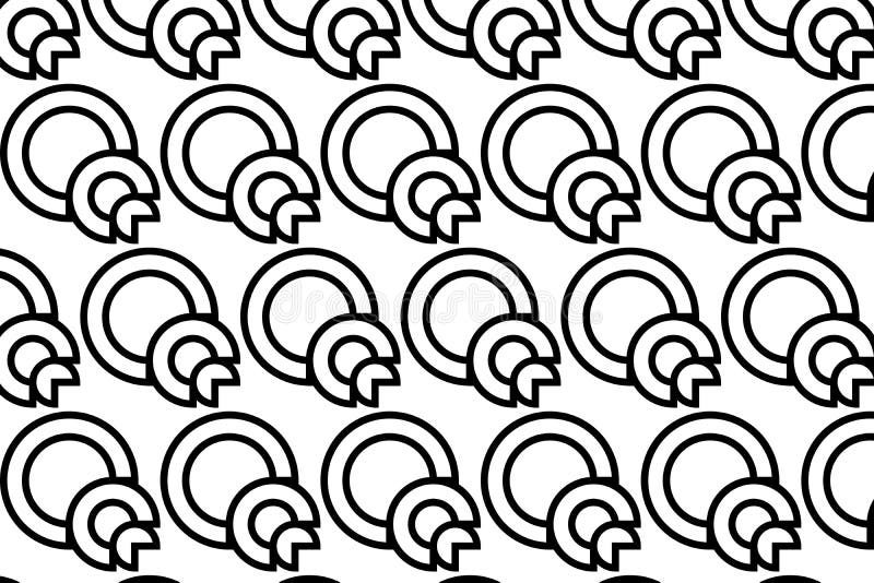Circle with Cutting Edge Pattern Suitable for Background Stock ...