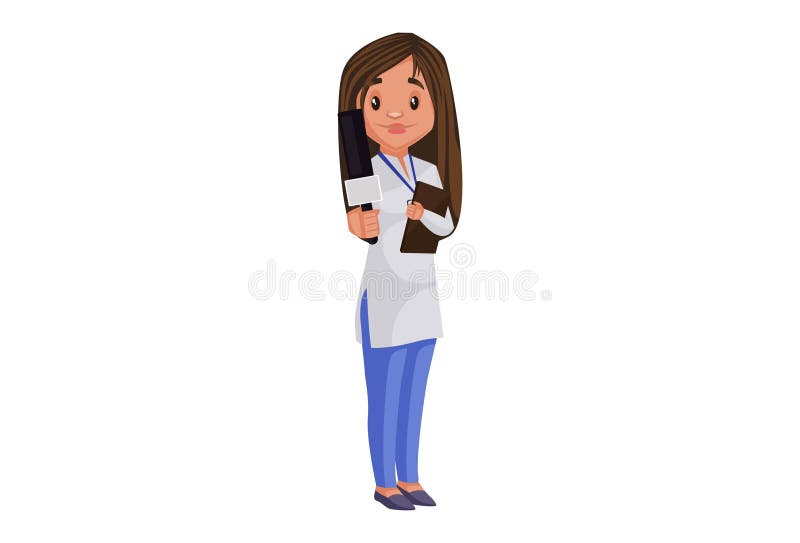 Pretty Woman Reporter Cartoon Stock Illustrations – 63 Pretty Woman ...