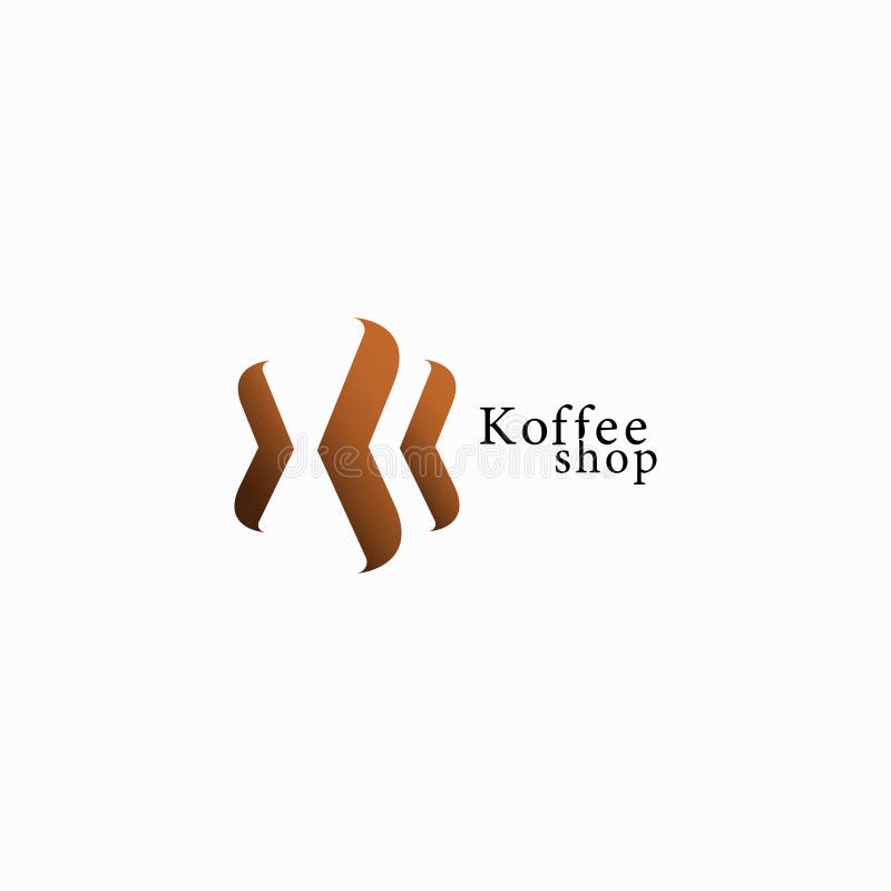 Koffee shop logo template stock vector. Illustration of hand - 232413865