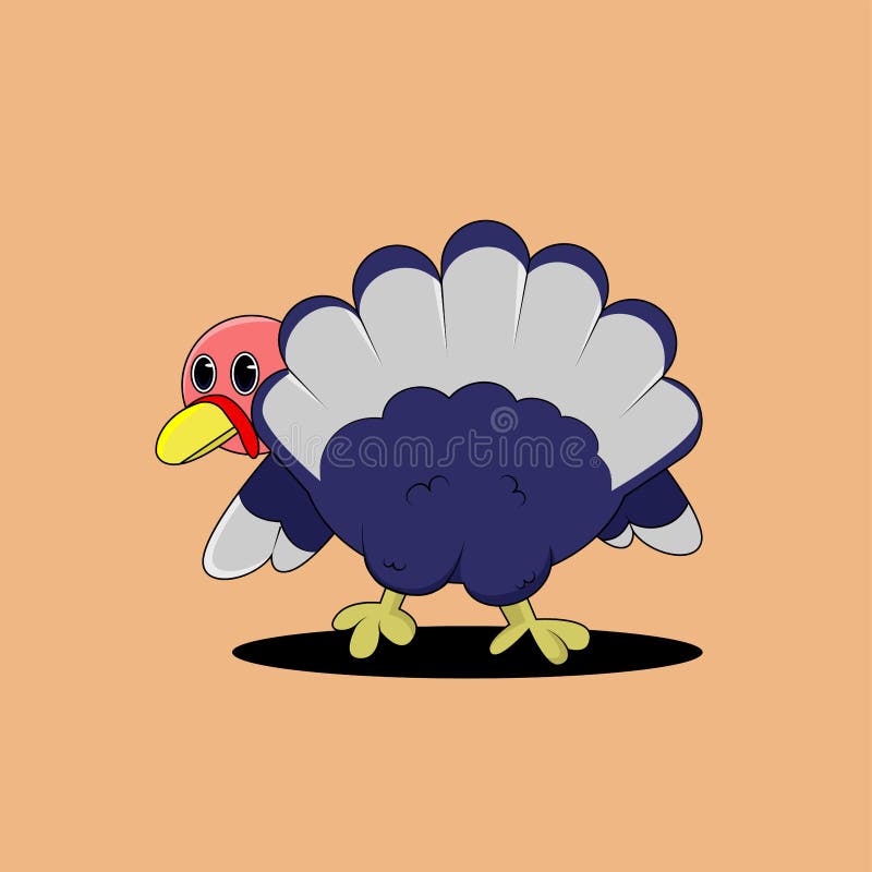 Illustration Vector Graphic of Turkey Illustration Back Angle for ...