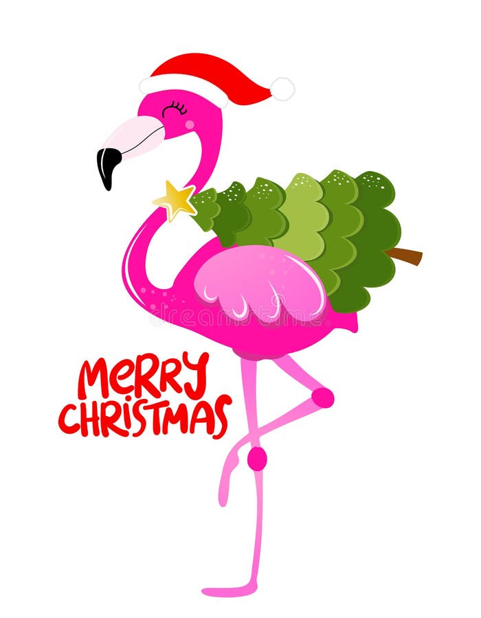 Christmas Flamingo Stock Illustrations – 1,573 Christmas Flamingo Stock ...