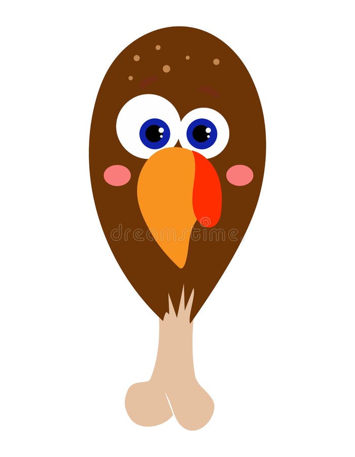 Turkey face stock vector. Illustration of graphic, november - 343451