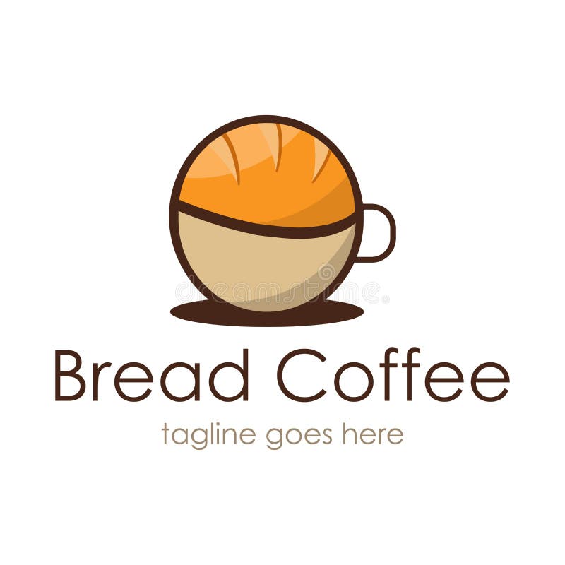 Bread Coffee Logo Design Template Stock Vector - Illustration of ...