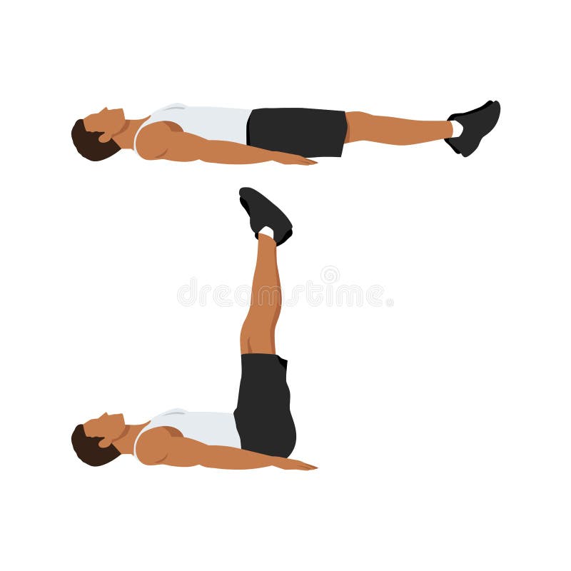Leg Raises Stock Illustrations – 444 Leg Raises Stock Illustrations ...