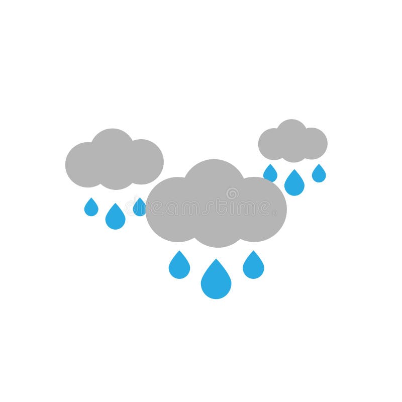Water call rain from cloud stock vector. Illustration of advertising ...