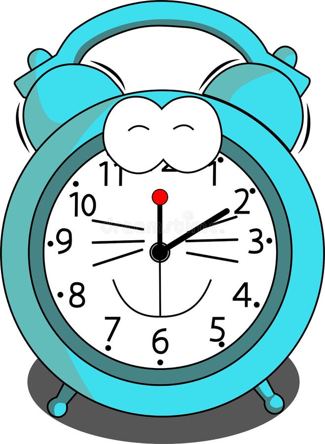 Smiling Alarm Clock that Will Wake You Up Stock Vector - Illustration ...