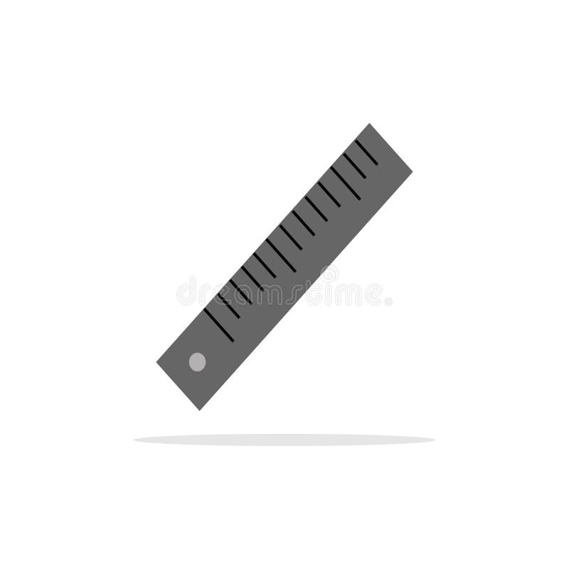 Grey ruler vector stock vector. Illustration of ruler - 103705367