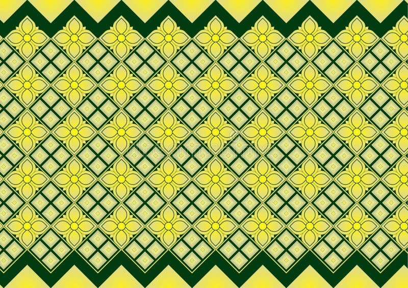 Champa Flower Background Yellow and Green Tone Stock Vector ...