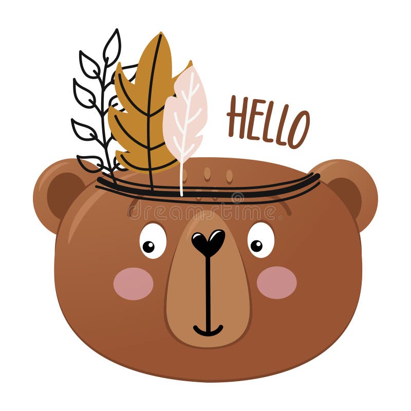 Hello, Hi - Cute Crocodile Print Design, Funny Hand Drawn Doodle ...