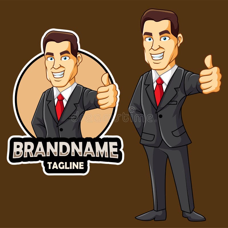 Guy Cartoon Character Logo Template Stock Illustrations – 846 Guy ...