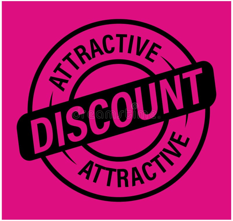 `attractive Discount` Vector Icon Stock Vector - Illustration of header ...