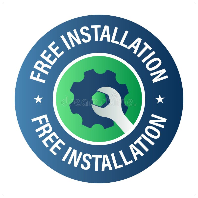 Free Installation Vector Icon. Stock Vector - Illustration of color ...