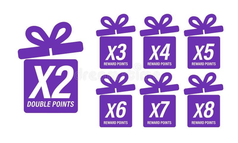 Loyalty Program Abstract, Reward Points Abstract Icon Stock Vector ...