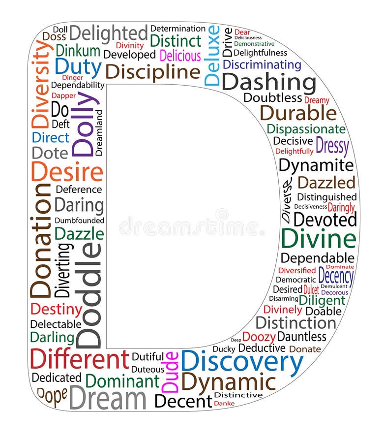 Positive Words Happiness Circle Stock Illustration - Illustration of ...