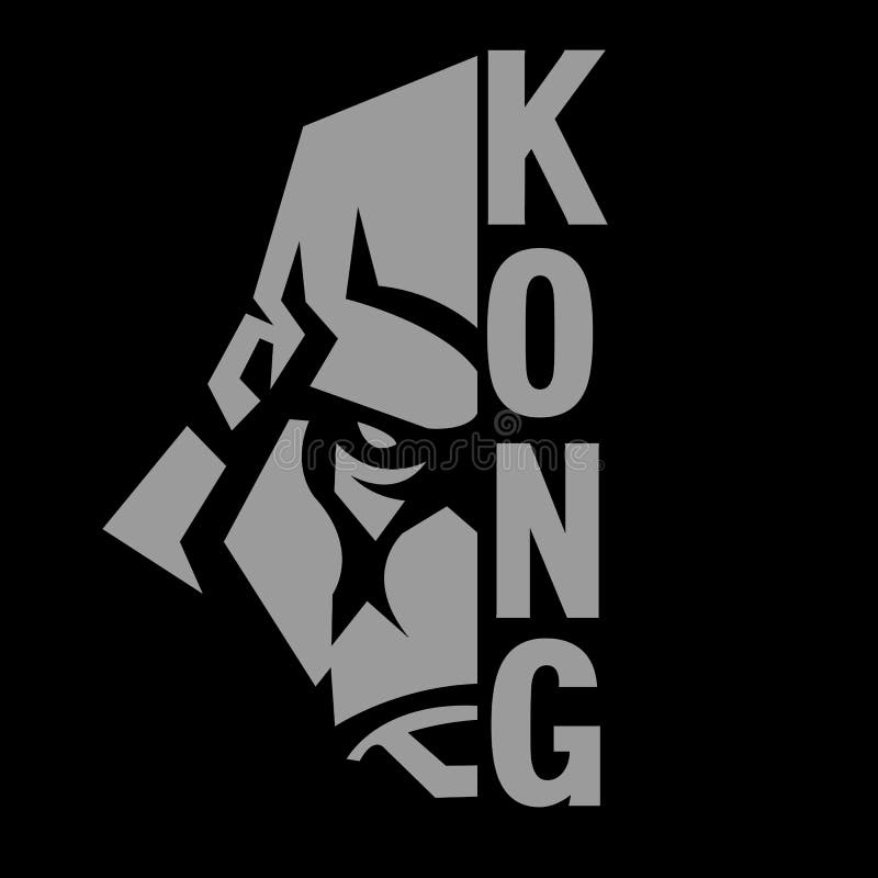 Kingkong Icon Logo Concept stock vector. Illustration of abstract ...