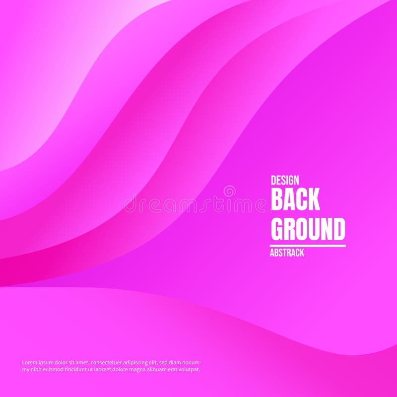 Abstract Art Illustration Design with Color Pink Stock Vector ...