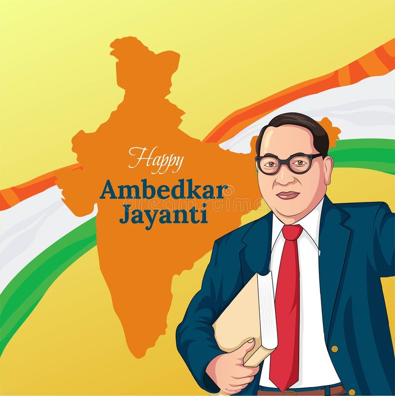 Dr. B.R Ambedkar Jayanti. Bhimrao Ramji Ambedkar Vector Illustration ...