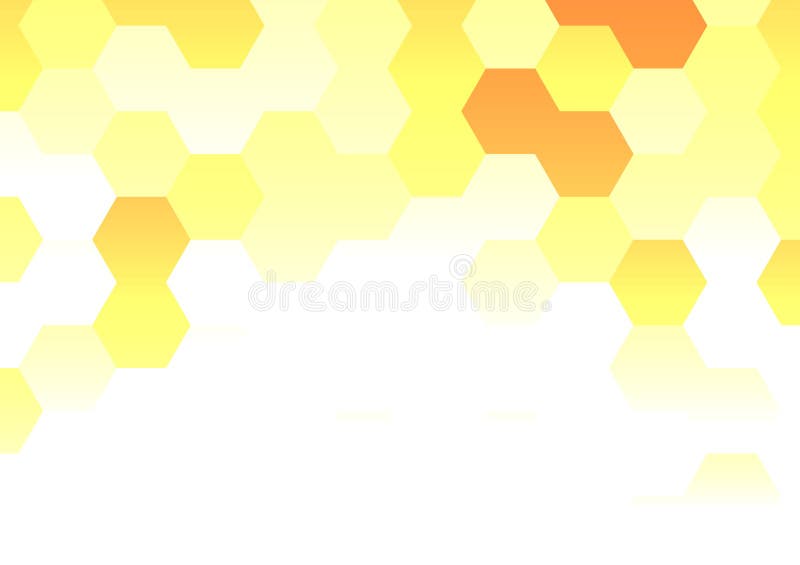 Hexagon Gradient Gold Color Background Stock Vector - Illustration of ...