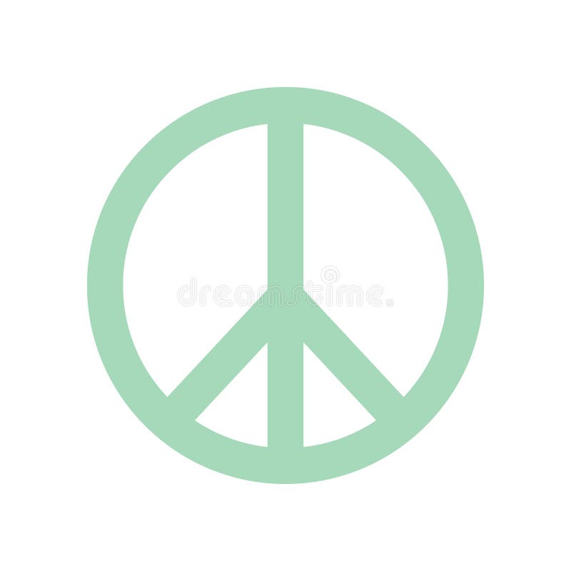Peace green sign. stock illustration. Illustration of design - 246811351