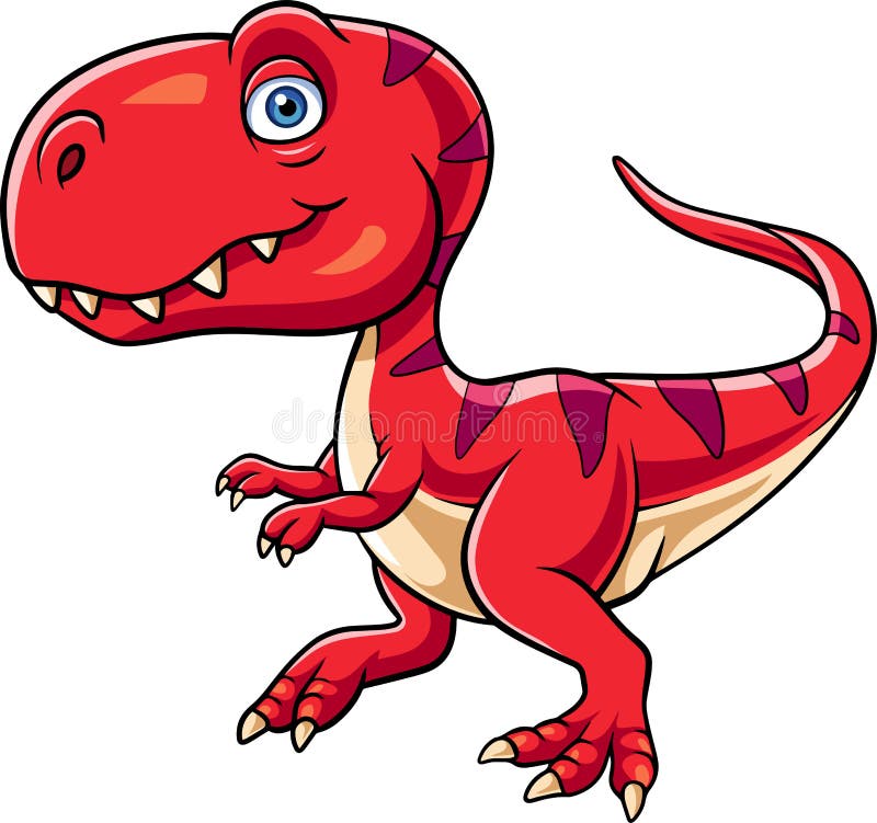 Cartoon Raptor Mascot Ripping Stock Vector - Illustration of power ...