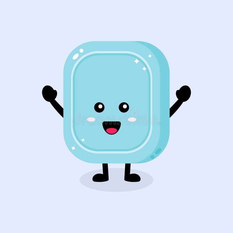 Soap cartoon character stock vector. Illustration of cute - 248414724