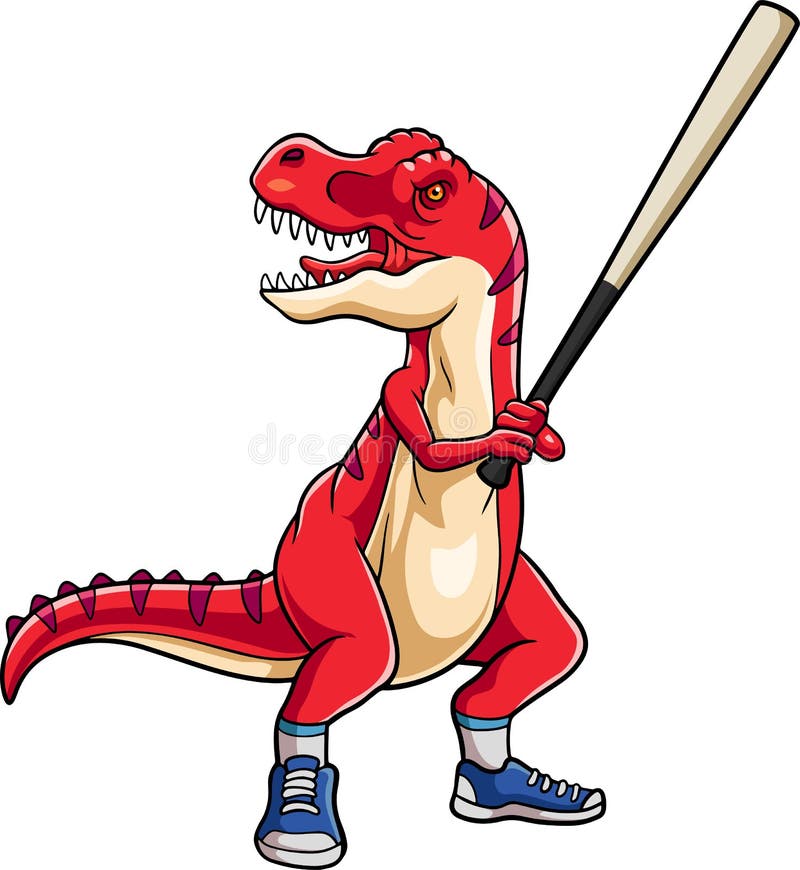 Cartoon Raptor Mascot Ripping Stock Vector - Illustration of power ...