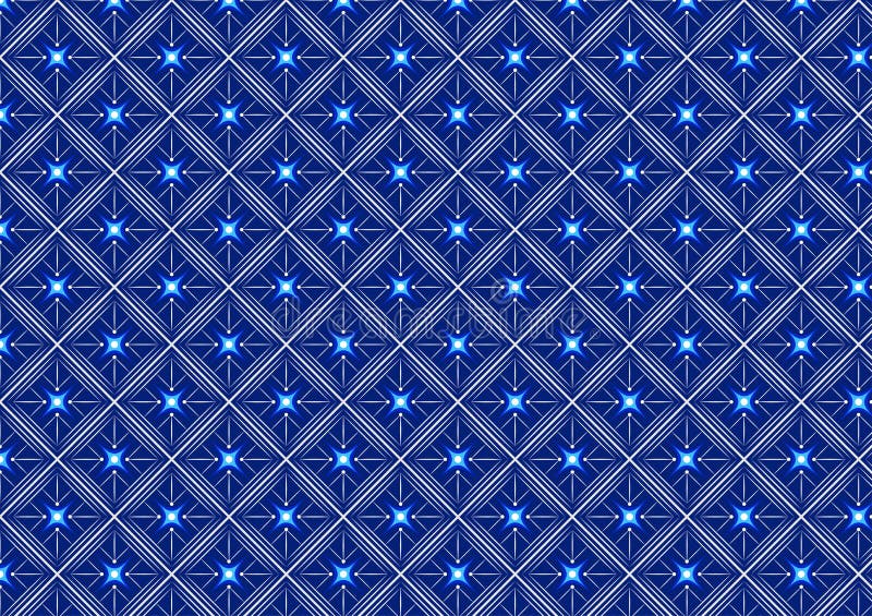 Seamless Blue Color Fabric Pattern Stock Illustration - Illustration of ...