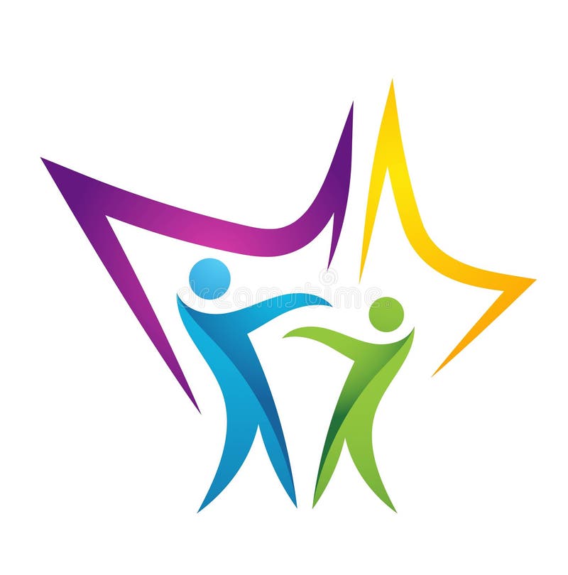 People logo icon. stock vector. Illustration of people - 250454574