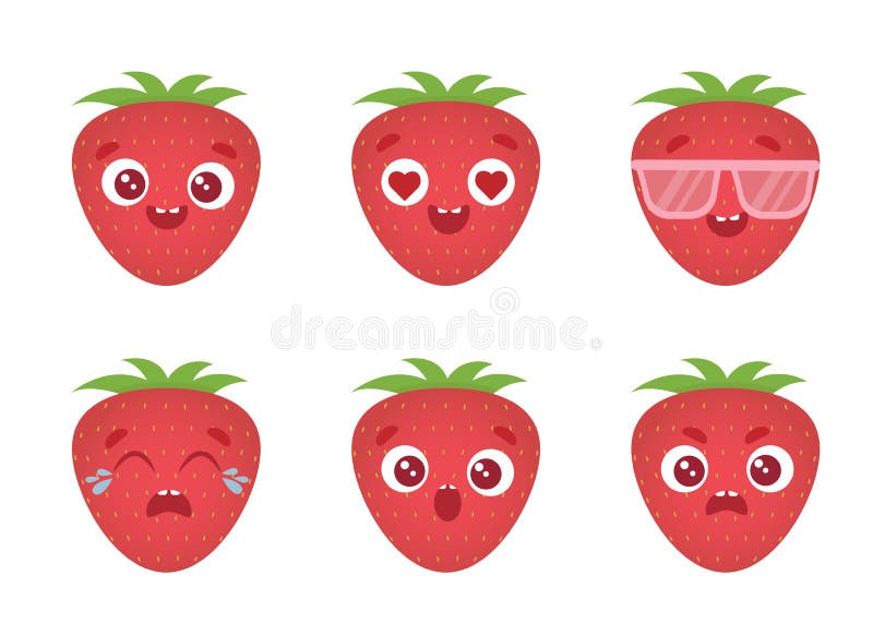 Strawberry Emoji Stock Illustrations – 2,210 Strawberry Emoji Stock ...