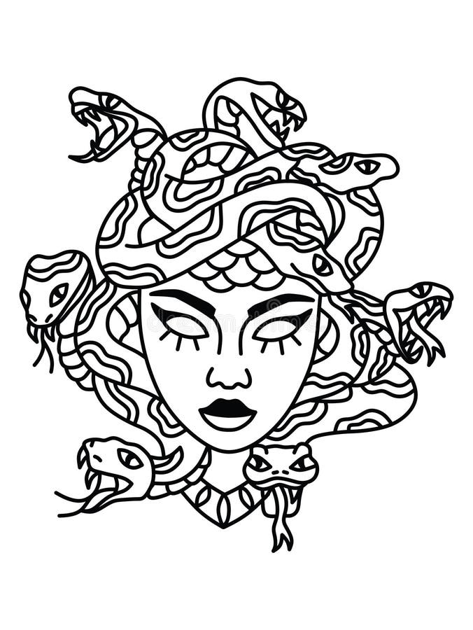 Medusa Clipart For Kids
