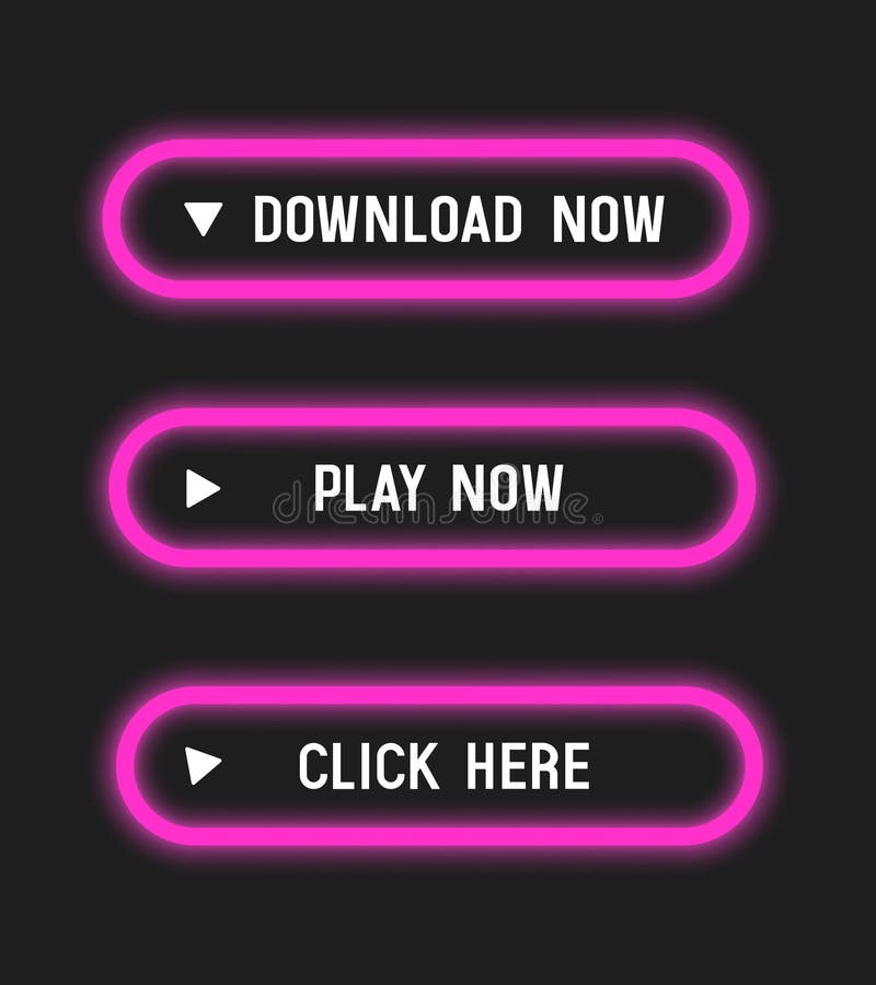 White Neon Game Ui Stock Illustrations – 183 White Neon Game Ui Stock ...